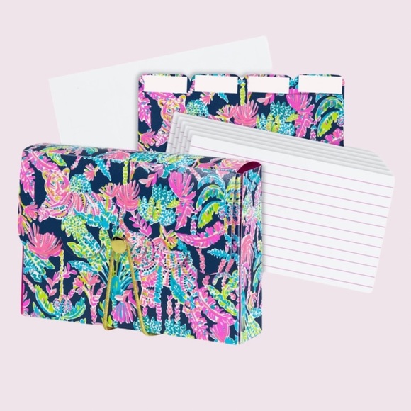 Lilly Pulitzer | Office | Nwt Lilly Pulitzer Study Notecard Set Seen ...